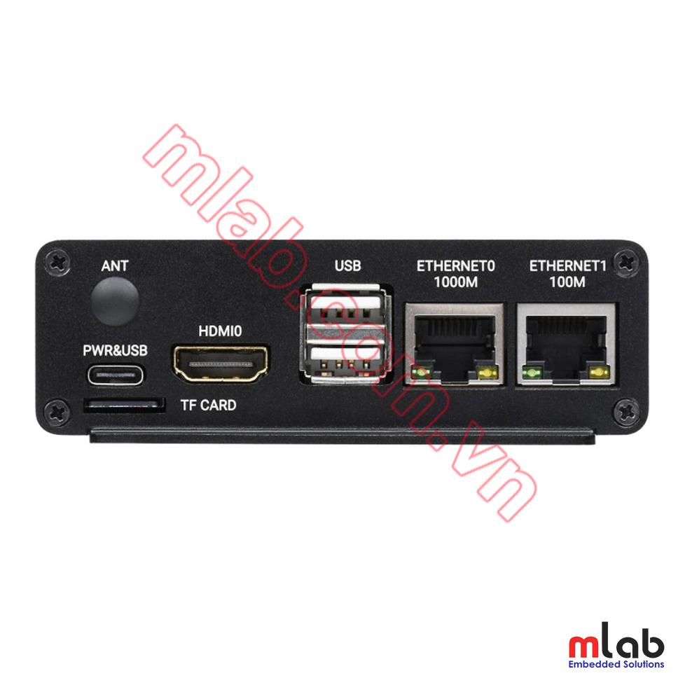 Dual ETH Mini-Computer For Raspberry Pi Compute Module 4(NOT Included), Gigabit Ethernet, 4CH ...